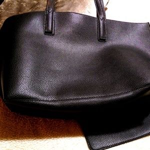 Travanti | Bags | Travanti Nwt Carryall Black Grey Inside Pvc Tote ...